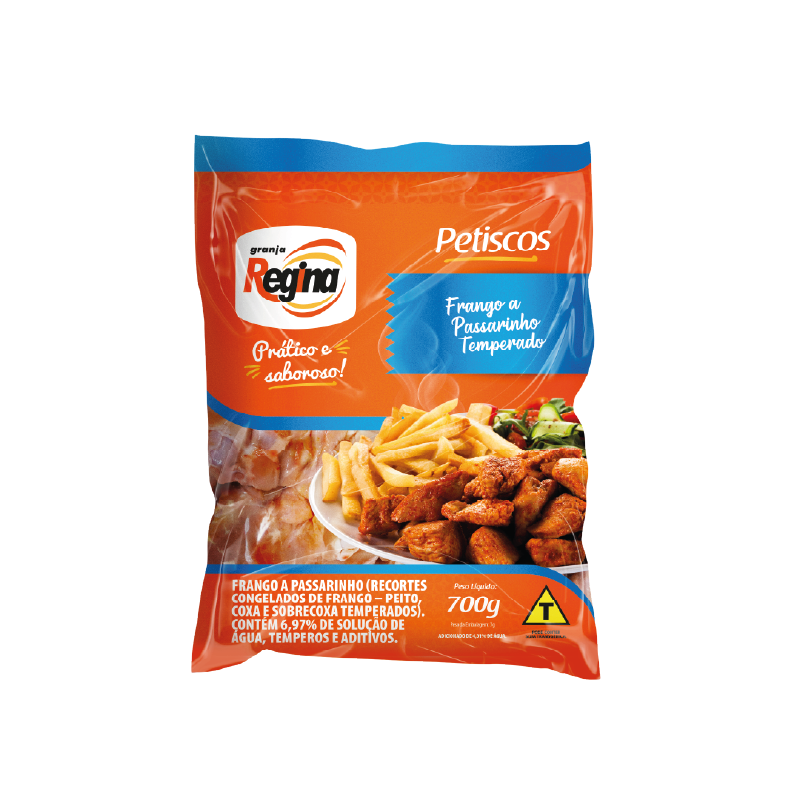 Frango a Passarinho Cong 700g - Granja Regina