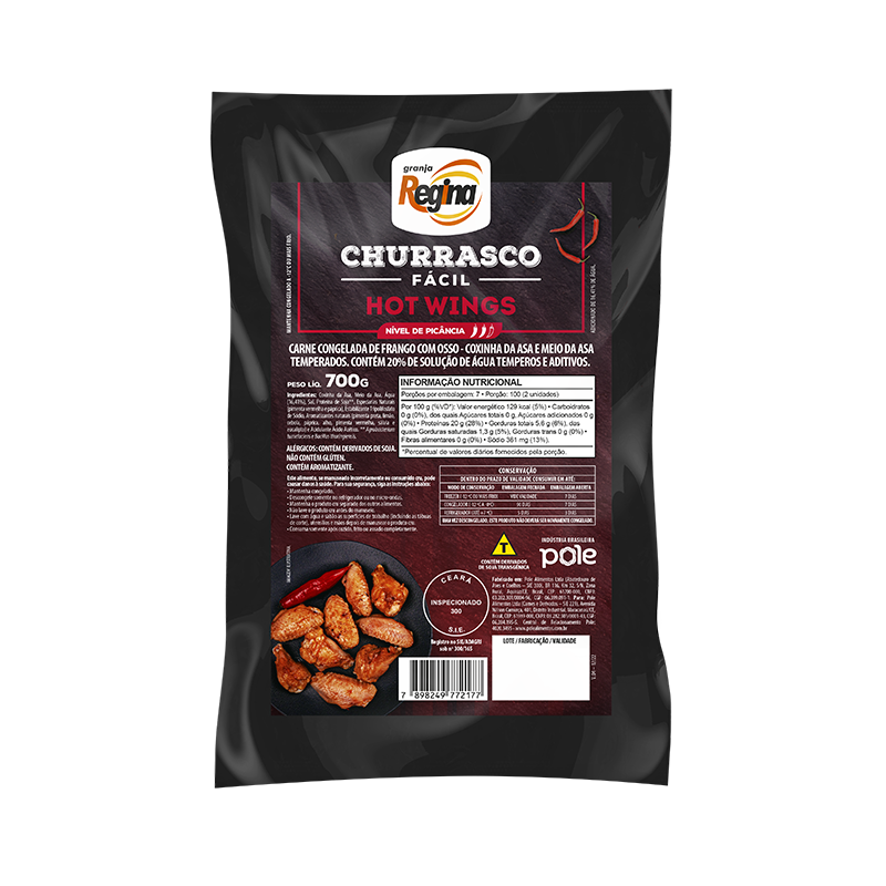 Hot Wings Cong 700g - Churrasco Fácil